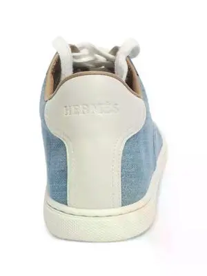 Hermès H Logo Denim Sneakers