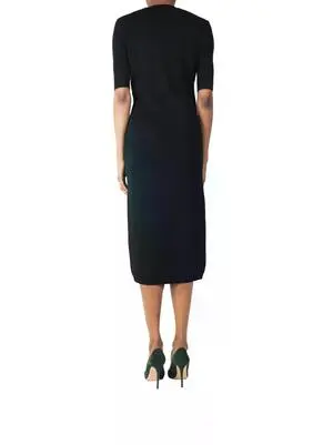 Altuzarra Button-front Rib-knit Midi Dress