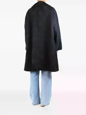 Comme Des Garçons Double-breasted Jacquard Coat