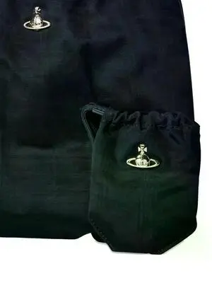VIVIENNE WESTWOOD Orb Logo Drawstring Bucket Bag