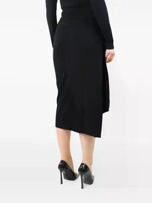 Rabanne Ruched Button-detail Top And Skirt Set