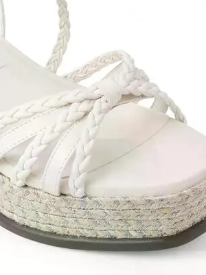 JIMMY CHOO Nyra Braided Espadrille Sandals