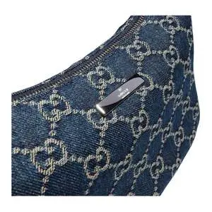 Gucci Lady Lunetta Small Shoulder Bag - Dark Blue