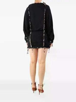 ISABEL MARANT VINTAGE Zina Batwing-sleeve Mini Dress