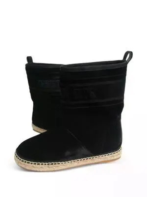 Dior Granville Velvet Ankle Boots
