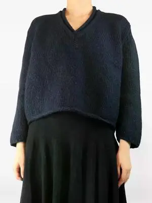 BOBOUTIC V-neck Chunky Knit Sweater
