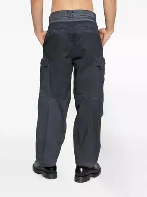 DIESEL® Cargo Pants With Panelled Design - Grey
