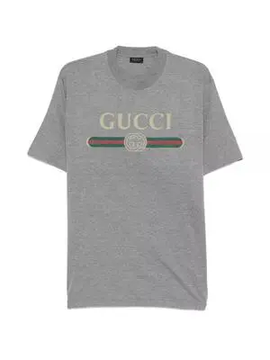 Gucci Interlocking G Web-stripe T-shirt