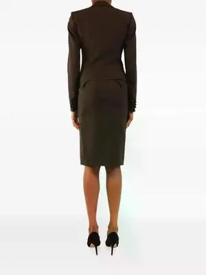 Saint Laurent Belted Skirt Suit