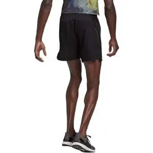 Adidas Solid Color Logo Printing Elastic Waistband Gym Shorts