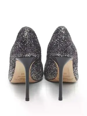 JIMMY CHOO Romy Glitter Pumps - Silver