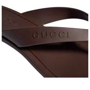Gucci Thong Slipper - Brown