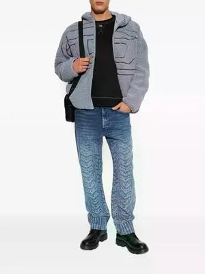 DIESEL® D-macs-s8 Cable-knit Print Jeans