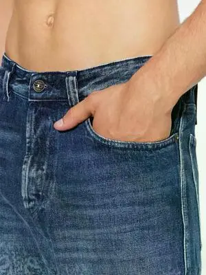 DIESEL® D-macs-s8 Cable-knit Print Jeans
