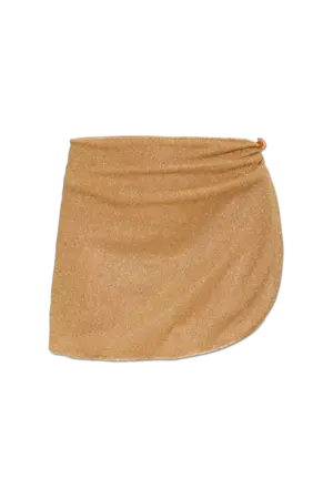 Oseree Skirt With Lurex Thread - Gold