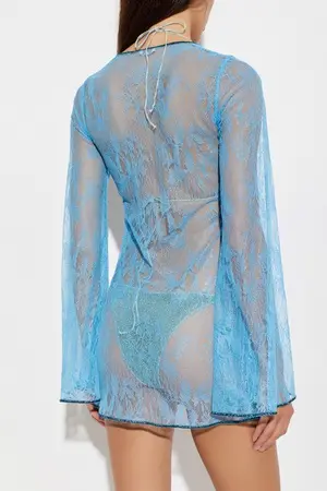 Oseree Lace Beach Dress