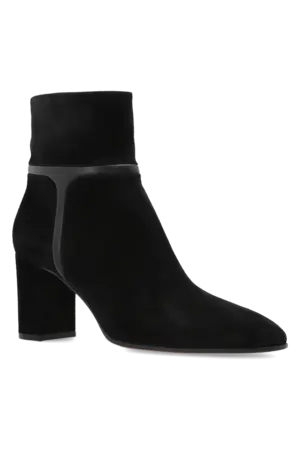GIANVITO ROSSI Suede Heeled Ankle Boots