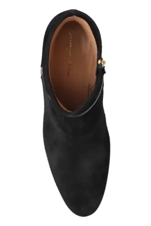 GIANVITO ROSSI Suede Heeled Ankle Boots