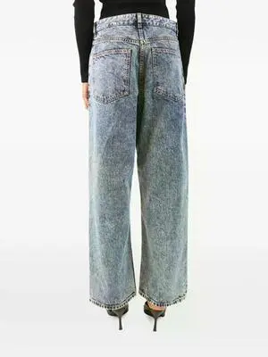 Alaïa Acid-wash Denim Jeans
