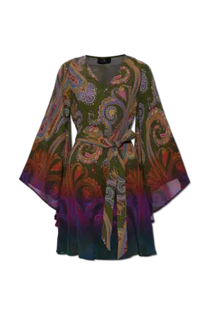 Etro Dress With A Waist Belt