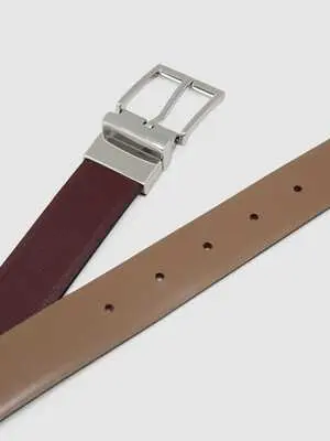 REISS Reversible Leather Belt