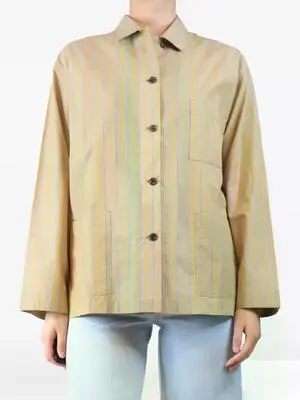 Soeur Archibald Striped Shirt Jacket