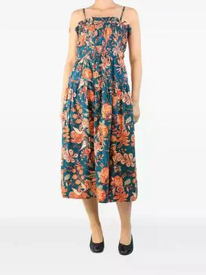 Ulla Johnson Floral Print Midi Dress
