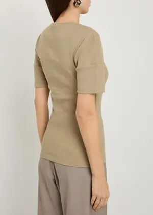 LEMAIRE Ribbed Cotton-blend Top