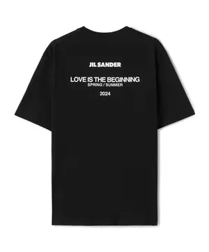 JIL SANDER Logo Printed Crewneck T-shirt