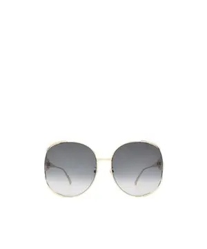 Gucci Round Frame Sunglasses With Gradual Lenses