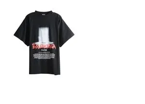 Balenciaga Oversized T-shirt - Black