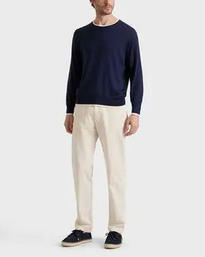 Vilebrequin Satin Cotton Elastic Waist Trousers