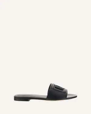Dolce & Gabbana Leather Sandals - Black