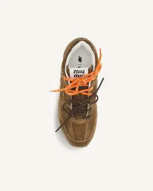 Miu Miu X New Balance 530 Sl Sneakers - Brown