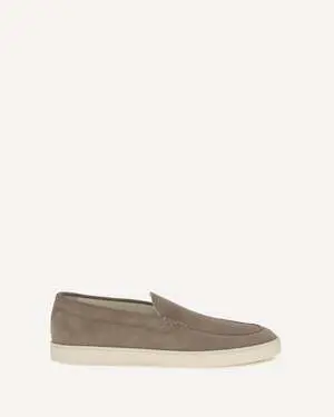 Brunello Cucinelli Brunello Cucinelli Suede Loafers Grey