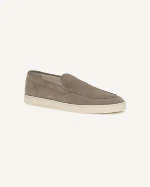 Brunello Cucinelli Suede Loafers - Grey