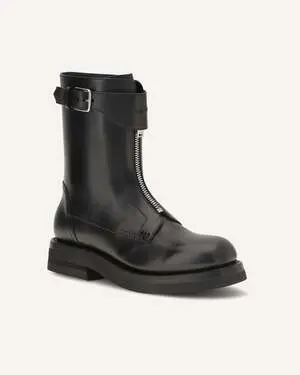 Alexander McQueen Leather Boots