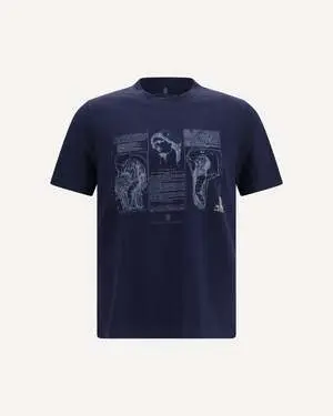 Brunello Cucinelli Cotton Printed T-shirt