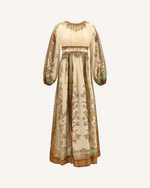 Zimmermann Indra Elasticated Waist Maxi Dress