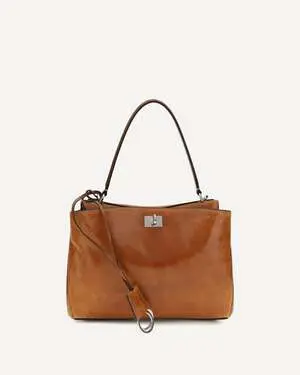 Balenciaga Balenciaga Small Rodeo Handbag Brown