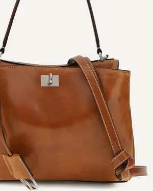 Balenciaga Small Rodeo Handbag - Brown