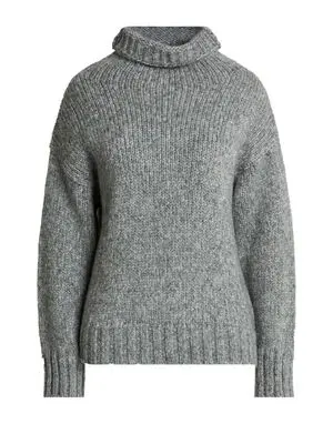 Alpha Studio Wool And Metal Fiber Turtleneck Sweater
