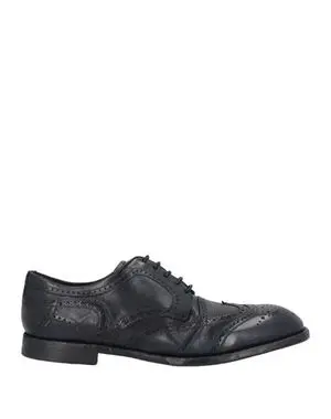 Dolce & Gabbana Lace-up Shoes Midnight Size Calfskin - Blue