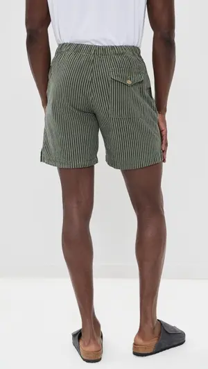 S.k.u. Hemp Stripe Easy Shorts