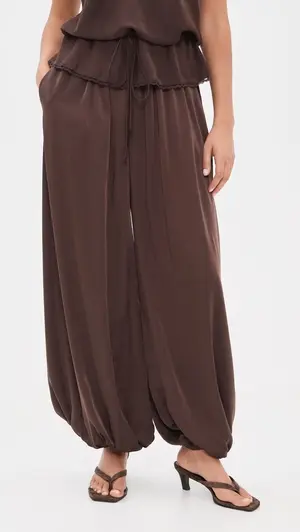 Bardot Nikola Satin Balloon Pants