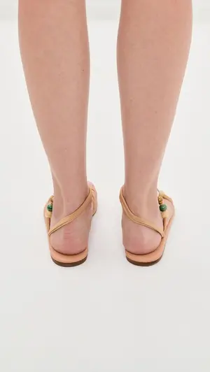 ANCIENT GREEK SANDALS Eleftheria Bead Sandals