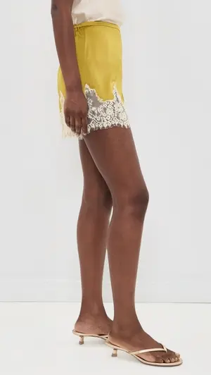 O.P.T Rosa Silk Blend Shorts