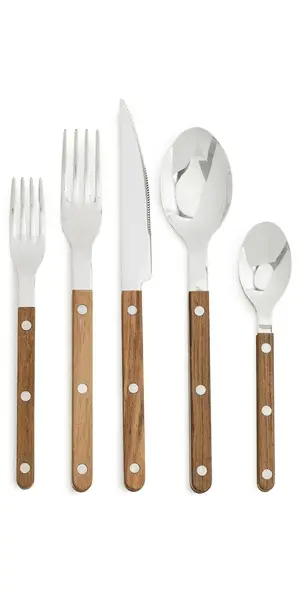 SABRE 5-piece Place Setting Set - Teak