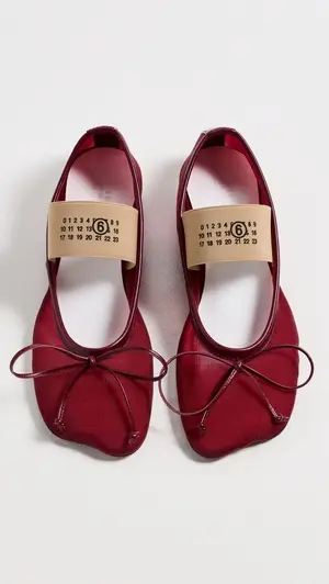 MAISON MARGIELA Anatomic Numeric Ballerina Flats