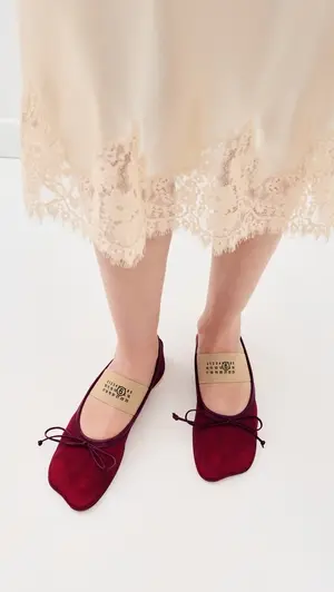 MAISON MARGIELA Anatomic Numeric Ballerina Flats